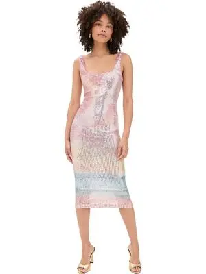 Le Superbe Sequin Tank Midi Dress - Sparkling Surf