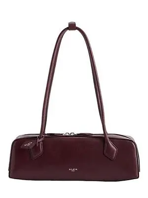 Alaïa Teckel Small Leather Top-handle Bag - Rouge Grenat
