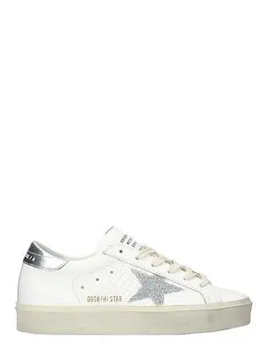 GOLDEN GOOSE Hi Star 10449 Leather Low-top Trainers - White/oth