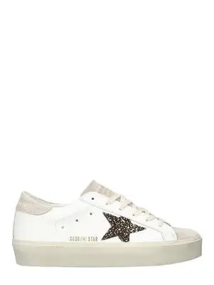GOLDEN GOOSE Hi Star 10318 Leather Low-top Trainers - White/oth