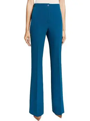 Santorelli Beth Stretch Techno Crepe Flared Pant - Aquamarine