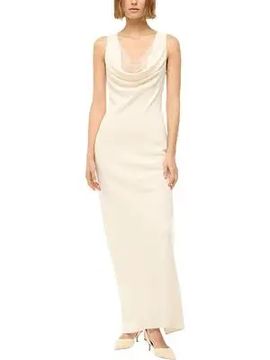 Staud Gia Embellished Dress - Ivory