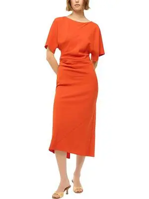 Staud Amelie Midi Dress - Cayenne