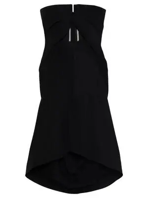 Rick Owens Amphora Prong Midi Dress - Black