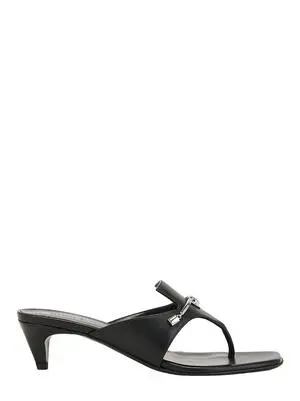 Magda Butrym Leather Sandal - Black