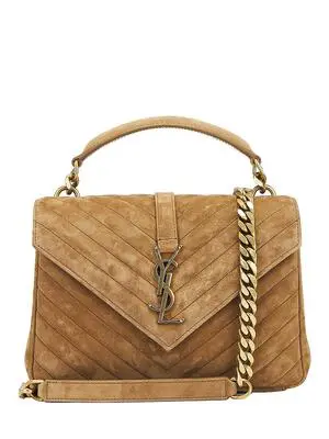 Saint Laurent Saint Laurent Medium College Bag Golden Leaf