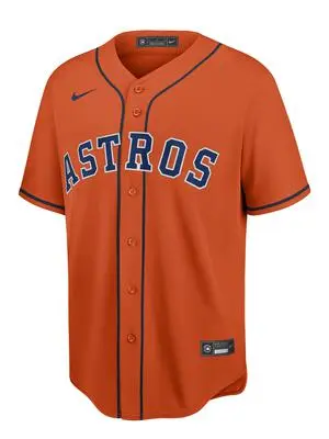 Nike Mlb Houston Astros Replica Baseball Jersey - Orange