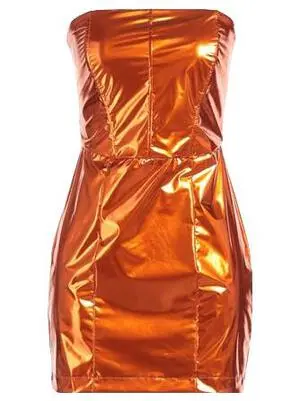 PATRIZIA PEPE SERA Mini Bodycon Dress - Orange