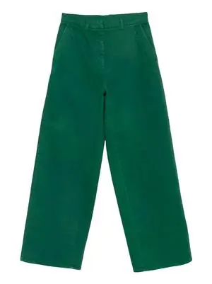 N°21 Twill-weave Trousers - Green