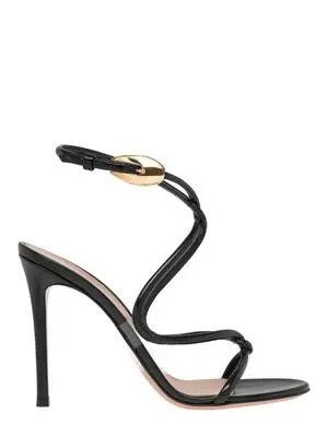 GIANVITO ROSSI Jungle Mamba Sandals - Black