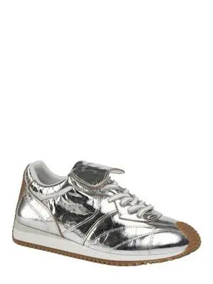 J/SLIDES NYC LOTTIE Jogger Sneaker Silver Metallic