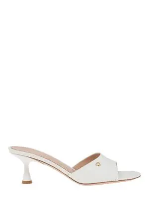 GIANVITO ROSSI Ascent Mule 55 - White Nappa