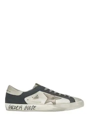 GOLDEN GOOSE Super-Star Sneakers White/dark Blue/gun Metal