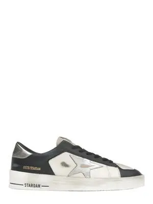 GOLDEN GOOSE Stardan Sneakers Optic White/navy Blue/silver