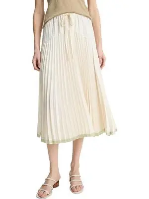 Vince Pleated Tiered Skirt Bona