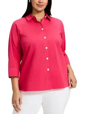 Foxcroft Kelly Stretch Shirt Raspberry