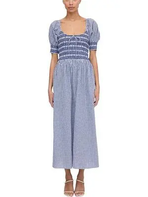 Hill House Home Hill House Home The Madeline Nap Dress Navy Gingham