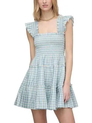 Hill House Home The Charlotte Nap Dress - Blue/red Gingham