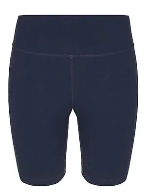 Sweaty Betty Power 9' Cycling Stretch-woven Shorts - Navy Blue