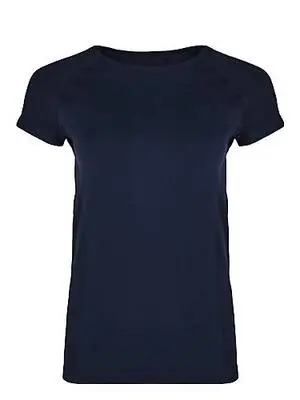 Sweaty Betty Athlete Seamless Workout T-shirt - Navy Blue