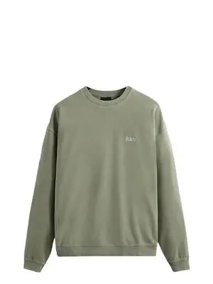 Kith Crystal Wash Interlock Crewneck Sweatshirt - Cavan
