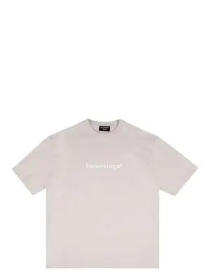 Balenciaga New Copyright T-shirt 'cement /white - Grey