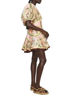 ALEMAIS Papaya Mini Dress - Pink