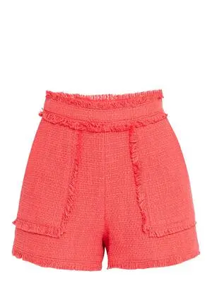 Cinq À Sept Allen Boucle Shorts - Cherry Lemon