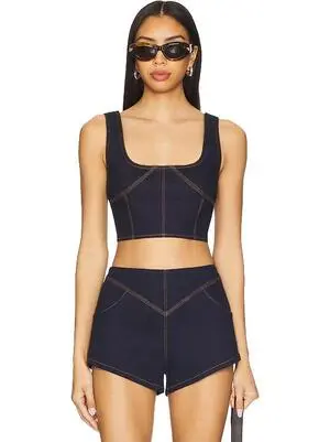 NAKEDVICE Alba Top - Blue