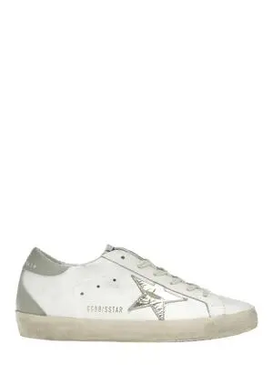 GOLDEN GOOSE Superstar Deluxe Sneakers - White/platinum/grey