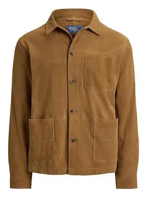 Polo Ralph Lauren Suede Utility Jacket - Brown