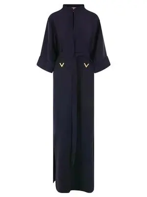Valentino Garavani Vgold Cady Couture Gown - Blue