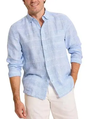 Tommy Bahama Paradiso Plaid Button-up Shirt Light Sky