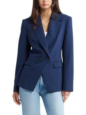 OPEN EDIT Hourglass Blazer - Navy Iris