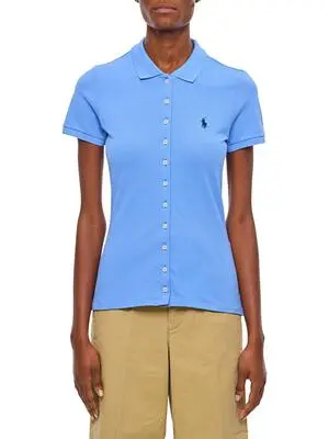 Polo Ralph Lauren Short Sleeve Polo Shirt - Blue 1