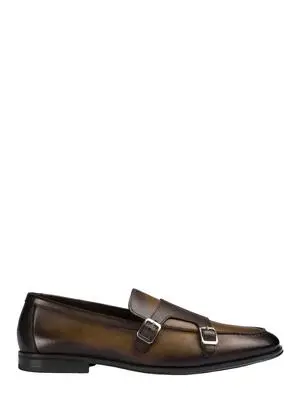 DOUCAL'S Monk Strap Shoes - Dark