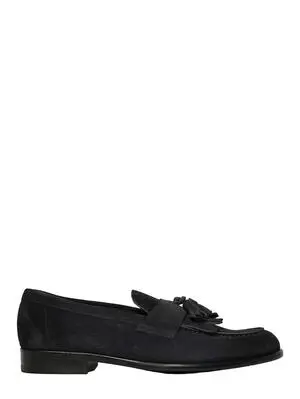DOUCAL'S Doucal's Tassel Loafers Blue