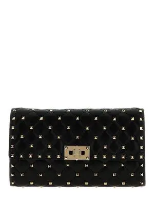 Valentino Garavani Studded Clasp Bag - Black
