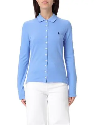 Polo Ralph Lauren Long Sleeve Polo Shirt - Blue 1
