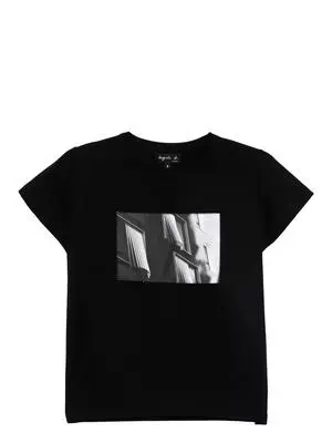 AGNÈS B. Graphic Print T-shirt - Black