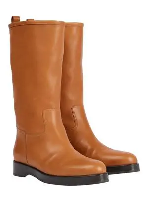 Loro Piana John Leather Boots - Brown