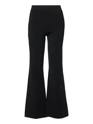 JOSEPH Knitted Flare Pants - Black