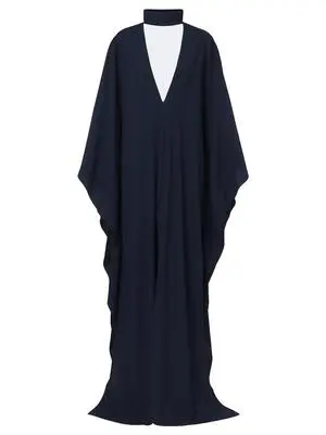 TALLER MARMO Ooo" Crepe Cady Kaftan - Blue