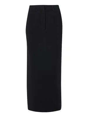 JOSEPH Knitted Mid-rise Maxi Skirt - Black