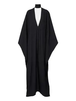 TALLER MARMO Crepe Cady Kaftan - Black