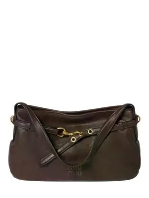 Miu Miu Miu Miu Aventure Shoulder Bag Brown