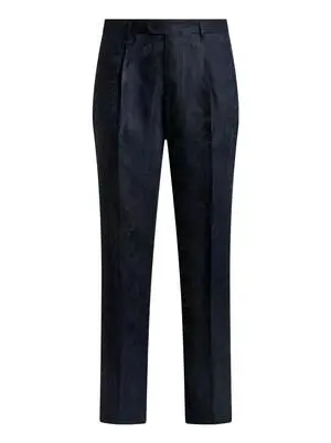 Etro Jacquard Trousers - Blue