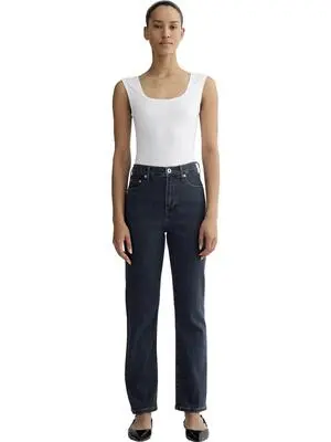 Everlane High-key Stovepipe Jean - Dark Indigo