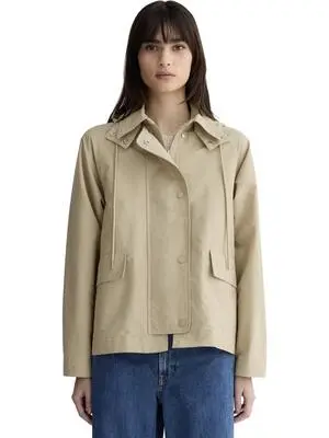 Everlane Short Anorak - Trench Coat Khaki