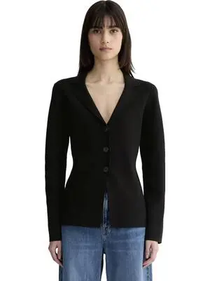 Everlane Knit Blazer Black